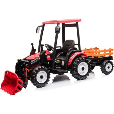 Mamido elektrický traktor Hercules s přívěsem 24V červená - Heureka.cz
