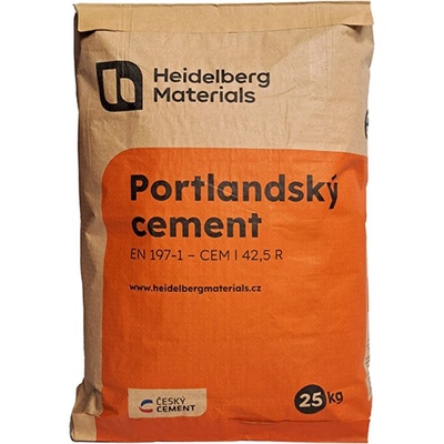Českomoravský cement Portlandský cement CEM I 42,5 R 25 kg od 144 Kč ...