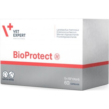 VetExpert BioProtect probiotikum pro psy a kočky 60 kapslí od 386 Kč - Heureka.cz