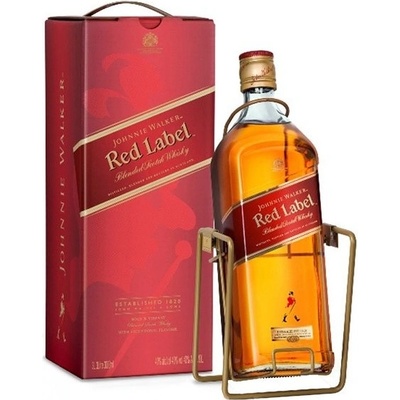 Johnnie Walker RED LABEL 40% 3 l (karton) - Heureka.cz