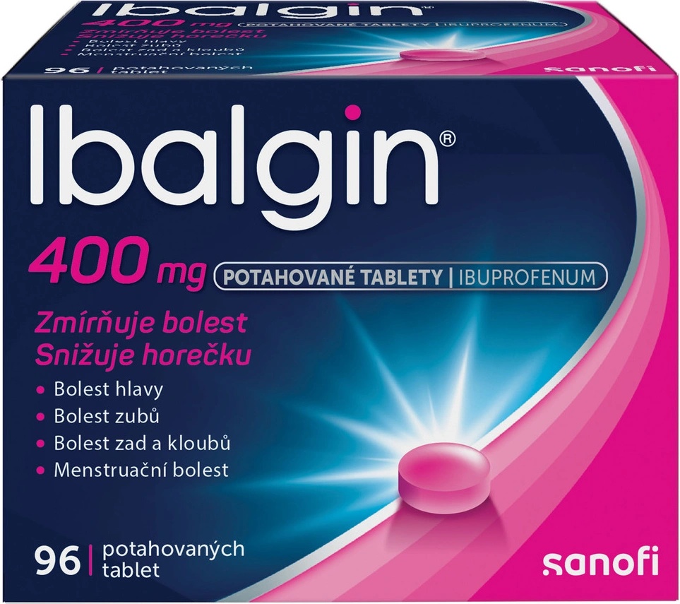 IBALGIN 400MG TBL FLM 96 od 169 Kč - Heureka.cz