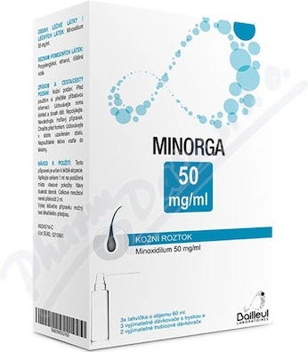 Minorga 5% dermálny roztok sol.der. 3 x 60 ml od 36,87 € - Heureka.sk
