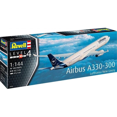 REVELL Plastic Model letadlo 03816 Airbus -300 Lufthansa New Livery 1: ...