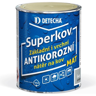 Detecha, chemické výrobní družstvo Detecha Superkov mat Detecha Superkov mat šedý 20 kg od 4 394 ...