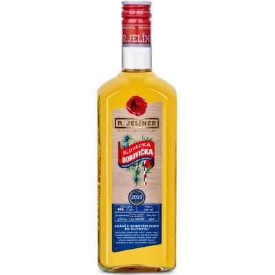 R. JELÍNEK Slovácká borovička z dubového sudu po slivovici 45% 0,7 l ...