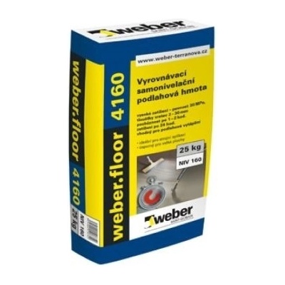 Hmota samonivelizační weber floor 4150 – 25 kg - Heureka.cz