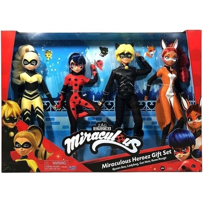 ORBICO Miraculous Lienka a čierny kocúr sada 4 bábik Lienka a čierny ...