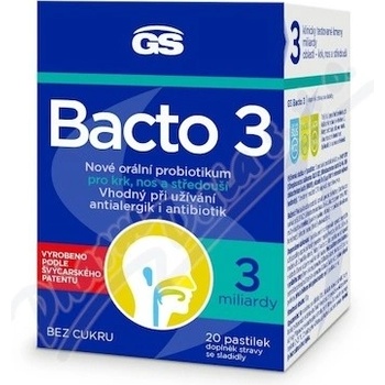 GS Bacto 3 20 pastilek od 254 Kč - Heureka.cz