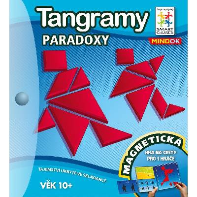 Mindok Smart Tangramy: Paradox cestovní skládačka hlavolamy magnetiské ...