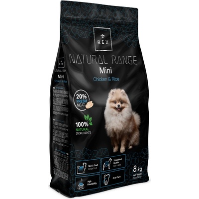 Rex Natural Range Mini Chicken & Rice 8 kg od 699 Kč - Heureka.cz