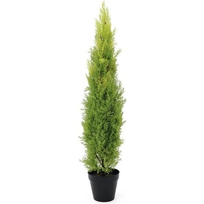 Umělý strom Cypřiš v květináči, 120cm od 3 390 Kč - Heureka.cz