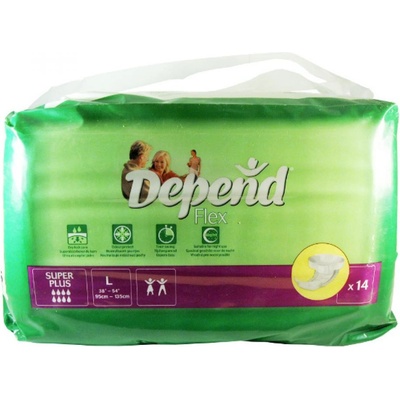 Depend Flex Super Plus L 14 ks od 311 Kč - Heureka.cz