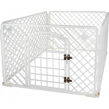 Malatec ISO 15743 Plastová ohrádka pro zvířata 90 x 90 x 60 cm bílá od ...