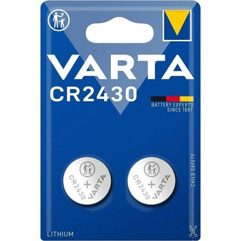 Varta Coin Cell Lithium CR2430 2ks VGCR2430B2 od 5,17 € - Heureka.sk