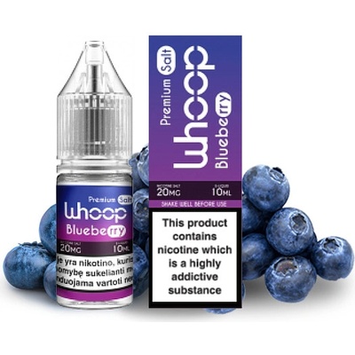 WHOOP SALT Blueberry 10 ml 20 mg od 189 Kč - Heureka.cz