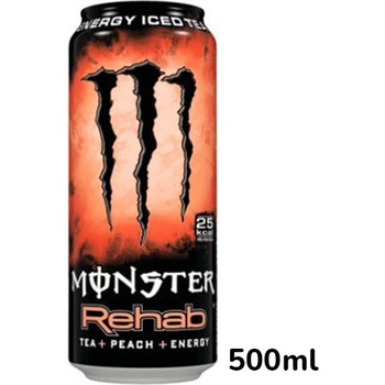 Monster Rehab Peach Tea Energy Drink 500 ml od 44 Kč - Heureka.cz