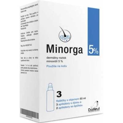 Minorga 5% dermálny roztok sol.der. 3 x 60 ml od 34,49 € - Heureka.sk