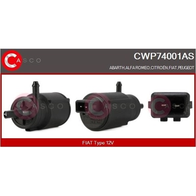 Čerpadlo ostrekovača, čistenie skiel CASCO CWP74001AS CWP74001AS od 7,2 ...