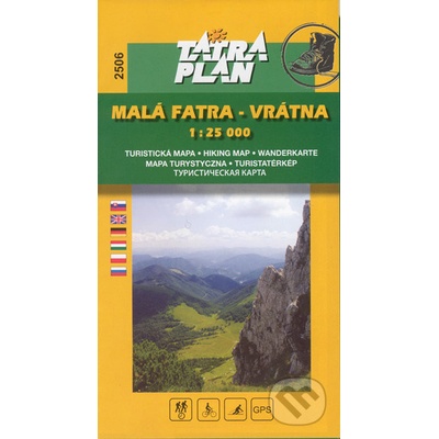 mapa Malá Fatra Vrátna dolina 1:25 t. - Heureka.cz