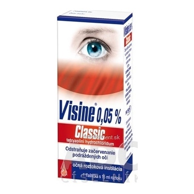 Visine Classic 0,05% int.opo.1 x 15 ml/7,5 mg - Heureka.sk