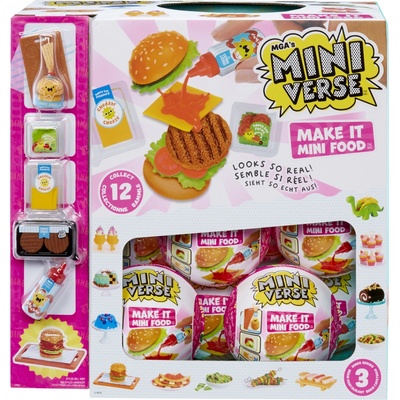 MGA Entertainment Miniverse Mini Food Snack Bar Series 3A od 245 Kč ...