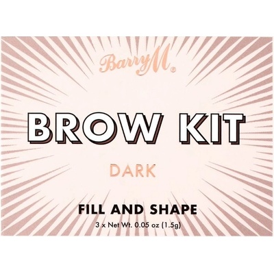 Barry M Sada na úpravu obočí Fill and Shape Brow Kit Light 1,2 g od 190 ...