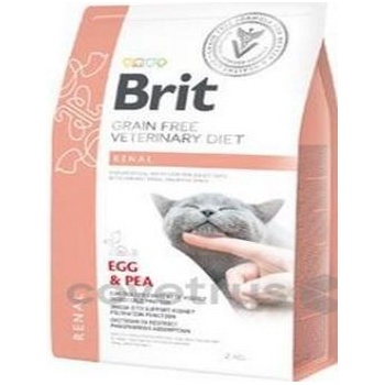 Brit Veterinary Diet Cat Grain Free Renal Egg & Pea 0,4 kg od 124 Kč ...