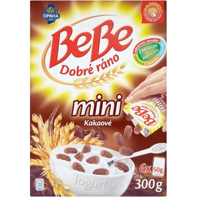 Opavia BeBe Dobré ráno mini kakaové cereální sušenky s čokoládovými ...
