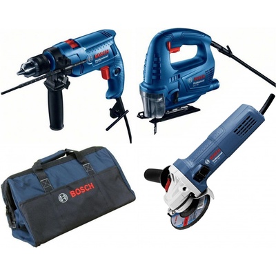 Bosch GSB 550 + GWS 750 + GST 700 0.615.990.M3L od 5 783 Kč - Heureka.cz