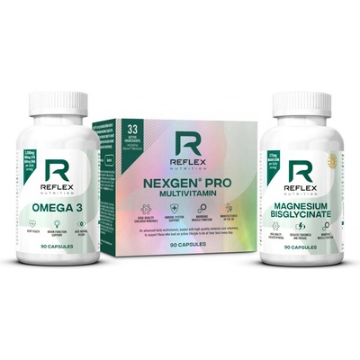 Reflex Nutrition Nexgen Pro 90 kapsúl + Reflex Nutrition Omega 3 90 ...