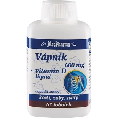 MedPharma Vápník 600 mg + Vitamín D3 60 tablet od 169 Kč - Heureka.cz