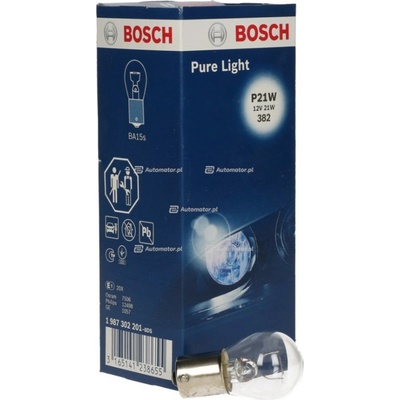 Bosch Pure Light P21W BA15s 12V 21W 1987302201 od 8 Kč - Heureka.cz