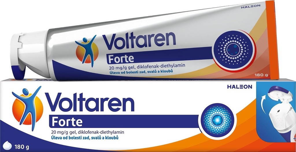 VOLTAREN FORTE DRM 20MG/G GEL 180G IIB od 399 Kč - Heureka.cz