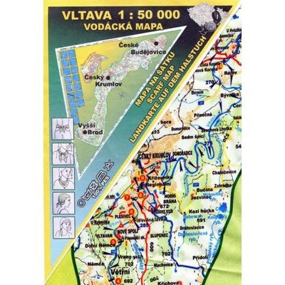 Excart Maps Vltava - mapa na šátku - Heureka.cz