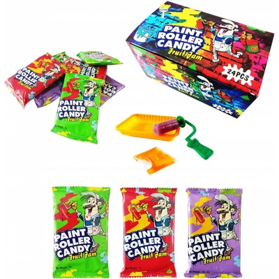 Paint Roller Candy Lízátko malířský váleček 24 x 7 g od 172 Kč - Heureka.cz