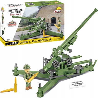 COBI 2294 World War II Francouzské těžké protiletadlové dělo Canon de ...