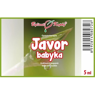 Bylinné kapky Gemmoterapie Javor babyka pupeny tinktura z pupenů 5 ml ...