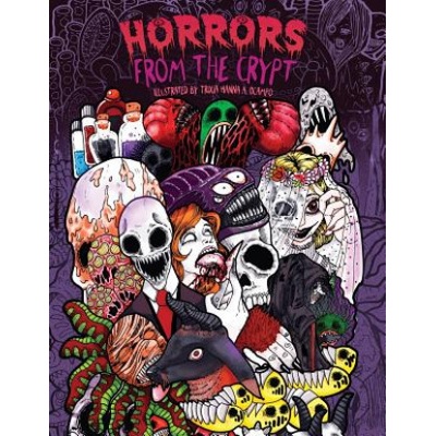 Adult Coloring Book: Horrors from the Crypt: An Outstanding Illustrated ...