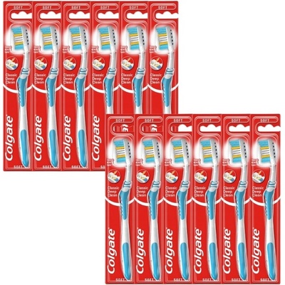 Colgate Classic Deep Clean Soft 12 ks - Heureka.cz