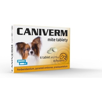 Caniverm mite pro psy a kočky 6 tablet x 0,175g od 189 Kč - Heureka.cz