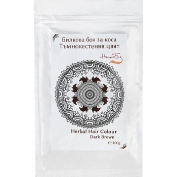 henna fox Rostlinná barva na vlasy dark brown 100 g od 219 Kč - Heureka.cz