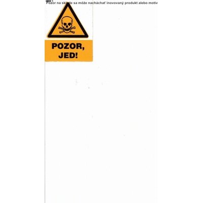 Piktogram Pozor jed!7x9 od 0,61 € - Heureka.sk
