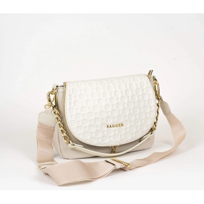 Bagger kožená kabelka s prehozom a razeným vzorom na rameno a crossbody ...