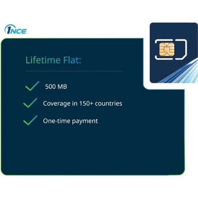 Cestovná SIM karta prenosná 2G/3G/4G/LTE dátová s 500MB dát pre 150 krajín sveta (možnosť ...