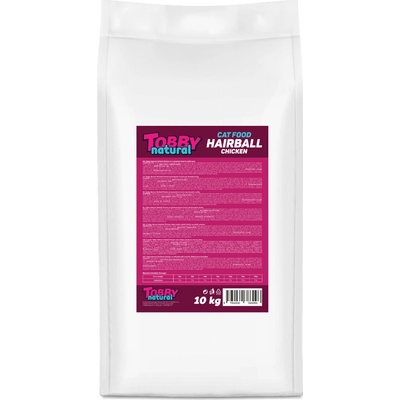 Tobby Natural Cat Hairball Chicken 10 kg od 717 Kč - Heureka.cz