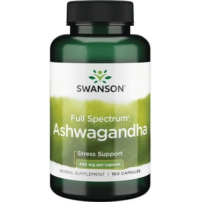 SWANSON Full Spectrum Ashwagandha 100 kapsúl od 5,7 € - Heureka.sk