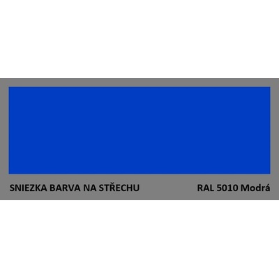 Sniezka BARVA NA PLECHOVÉ STŘECHY 5l RAL 5010 Modrá - Heureka.cz