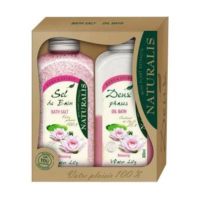 Naturalis Water Lily koupelová sůl 1 kg + dvousložková pěna do koupele ...