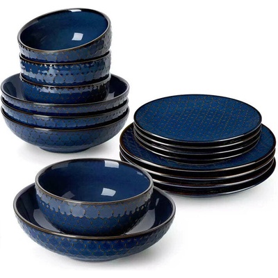 MALACASA LYDIA Starry Blue Hexagonal Relief 16 dielna od 180 € - Heureka.sk