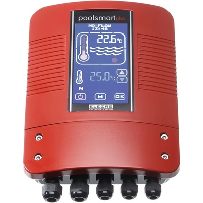 Elecro Engineering Poolsmart řízení bazénového titanového výměníku + Měřící T-kus s čidlem od 12 ...